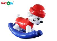 China Inflatable Rocking Horse 1.6x0.7x1.6m PVC Tarpaulin Kids Ride On Toy for sale