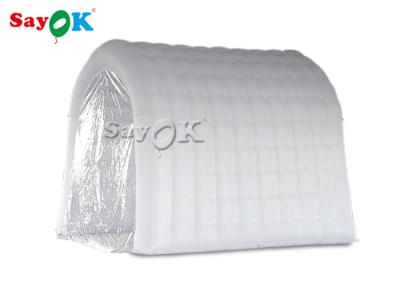 China White Sanitizing Disinfection Channel Tunnel 3x2x2.5m PVC Tarpaulin Inflatable for sale