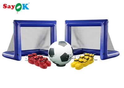 China Inflatable Football Goal Game for Adults Kids 3m Durable PVC Tarpaulin ROHS for sale