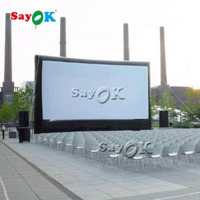 China Inflatable Movie Screen 6x4m Outdoor Projector Screen for Public Venues Film Festival ROHS for sale
