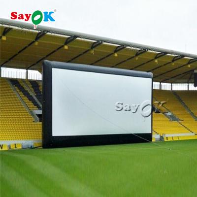 China Commercial Inflatable Projector Screen 2-10m Height with CE/UL Certified Blower for Outdoor Advertising and Events for sale