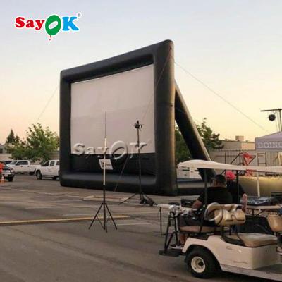 China Customized Inflatable Movie Screen 8×4.5m Outdoor Projection with CE/SGS Certification for sale