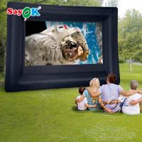 China Waterproof Inflatable Movie Screen 0.55mm PVC with 110V/220V Blower for Outdoor Events and Projections for sale