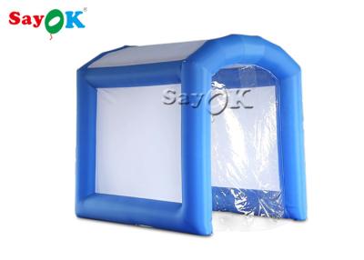 China PVC Tarpaulin Movable Disinfection Tunnel Tent 2x2.5x2.5m with Air Pump for sale