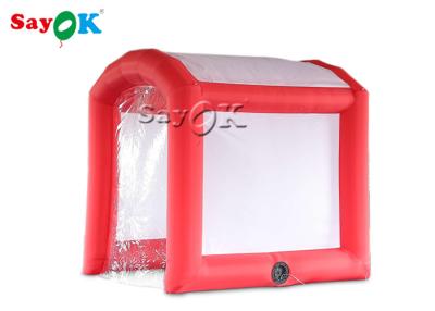 China Red Inflatable Disinfection Fogger Channel 2x2.5x2.5mH Outdoor PVC Tarpaulin for sale
