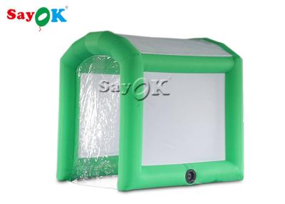 China Customized Oxford Cloth 2x2.5x2.5mH Inflatable Emergency Tent Green for sale