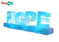 China Customizable 1.3m Inflatable HOPE Alphabet For Promotion for sale