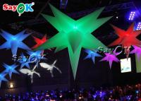 China Color Changing Inflatable LED Star 16 Color 100-240V for Party Wedding Decoration for sale