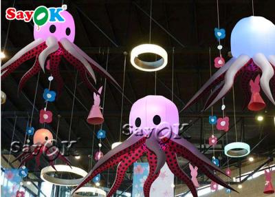 China 2m Hanging Inflatable Octopus Tentacle Decoration with Remote Controller and LED Light for sale