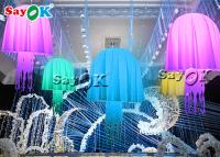 China 190T Nylon Oxford Inflatable LED Jellyfish 1.5m 16 Colors Party Decoration for sale