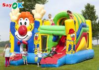 China 0.55mm PVC 4x4m Inflatable Bounce Castle with Slide for Kids Commercial Use for sale