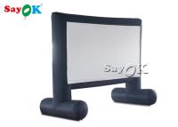 China Inflatable Outdoor Movie Screen 3m x 2.55m Portable Projection Screen for Backyard Parks Events for sale