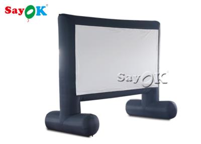 China Inflatable Outdoor Movie Screen 3m x 2.55m Portable Projection Screen for Backyard Parks Events for sale