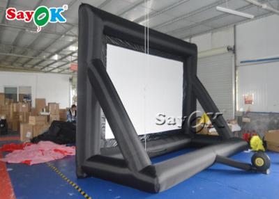 China Custom Inflatable Projector Screen Rear Projection Movie Screen PVC Outdoor 200 inch for sale