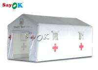 China White 6x3x3m Inflatable Emergency Medical Tent with PVC Tarpaulin - CE/SGS Certified for sale