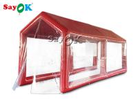 China Red PVC Waterproof Inflatable Medical Disinfection Channel 8x2.3x3m for sale