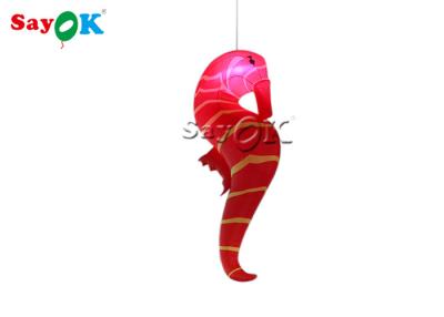 China 2m LED Light Inflatable Seahorse Model for Festival Decoration Custom Color for sale
