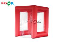 China Red Inflatable Medical Disinfection Sterilization Channel 2.4x2.4x2.8mH Emergency Use for sale