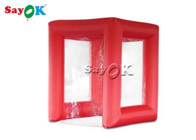 China Red Inflatable Medical Disinfection Sterilization Channel 2.4x2.4x2.8mH Emergency Use for sale
