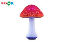 China 2.5m/3m Inflatable Mushroom with 16-Color LED Lights for Stage and Event Decoration for sale