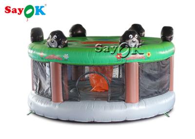 China Commercial Inflatable Whack A Mole Game 4.5x4.5x1.8m with Air Blower for Outdoor Events for sale
