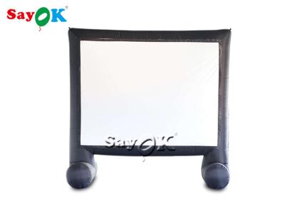 China Portable Inflatable Movie Screen 2.5x1.9m Outdoor Commercial Blow Up Projector Screen for sale