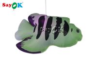 China Commercial 2m Inflatable Decoration Tropical Fish with 17 Color LED Light for sale