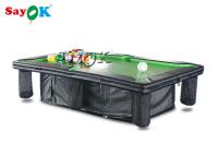 China Inflatable Snooker Billiards Table 3.4x2x0.9m PVC Tarpaulin Outdoor Yard Game for sale