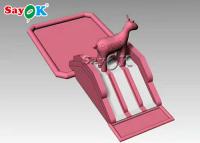 China Custom Pink Recyclable 0.55mm Inflatable Pool Water Slide for Kids Blow Up Slip N Slide for sale