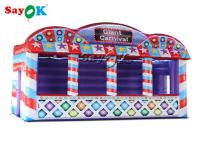 China Commercial Inflatable Game Tent PVC Tarpaulin Carnival Party Tent 6.8x2.8x3.65m for sale