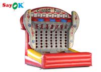China Inflatable Basketball Hoop Target Shooting Game 3.1x3.7x3.7m Fire Proof PVC for sale