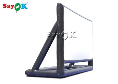 China Sayok 6.9x3x5mH Airtight Inflatable Front Projection Cinema Screen PVC 16:9 Outdoor Movie Screen for sale