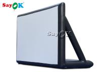 China 9m x 5.35m Inflatable Cinema Screen Outdoor PVC Projector Screen with CE/UL Certified Blower for sale