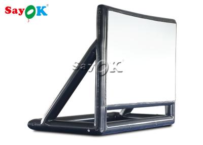 China Sayok 4.72x3.4m PVC Inflatable Projector Screen with Blower for Outdoor Home Theater for sale