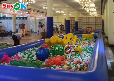 China Customizable Blue PVC Inflatable Water Pool for Advertising Commercial Use CE SGS for sale