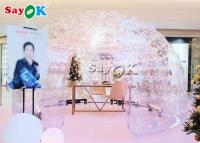 China Custom Inflatable Tent Printing Air Tight Clear Bubble Inflatable Dome Tent for sale