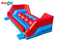 China Inflatable Wipeout Obstacle Course Big Baller Game for Family Center Custom Size PVC Tarpaulin for sale