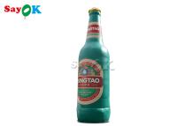 China Custom PVC Advertising Inflatable Beer Wine Bottle Model for sale