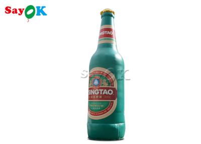 China Custom PVC Advertising Inflatable Beer Wine Bottle Model for sale
