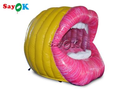 China 2x2m Inflatable Mouth Lip Model for Party Decoration Custom PVC for sale