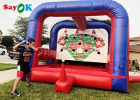 China Inflatable Baseball Teeball Shooting Game 5m x 3.3m x 3.2m PVC Carnival Sports for sale
