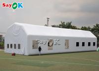 China 20x10x5.5m Inflatable Automotive Paint Booth Waterproof White with CE Blowers for sale