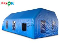 China Mobile Inflatable Paint Spray Booth 8x5x3m Custom Size with Logo Printing for Automotive Applications for sale
