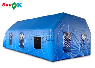 China Mobile Inflatable Paint Spray Booth 8x5x3m Custom Size with Logo Printing for Automotive Applications for sale