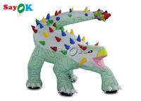 China Inflatable Christmas Ankylosaurus Dinosaur 1.8m Height Cartoon Model for Advertising Display for sale