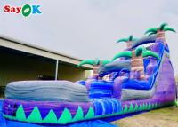 China Commercial Dual Lane Inflatable Water Slide 10ft Outdoor Park Bounce for Kids for sale