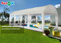 China Custom Inflatable Pool Cover Tent Waterproof PVC 1000pcs per Month for sale