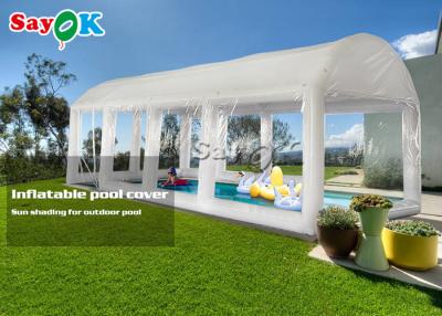 China Custom Inflatable Pool Cover Tent Waterproof PVC 1000pcs per Month for sale