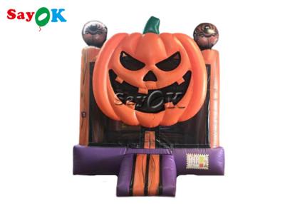 China Customized Pumpkin Halloween Inflatable Bouncy Castle for Kids Adults Durable PVC for sale