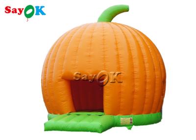 China 4x3.8mH Orange Inflatable Bounce Pumpkin Jumping Castle for sale